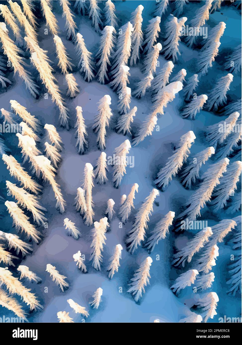 Snow on lane Stock Vector Images - Alamy