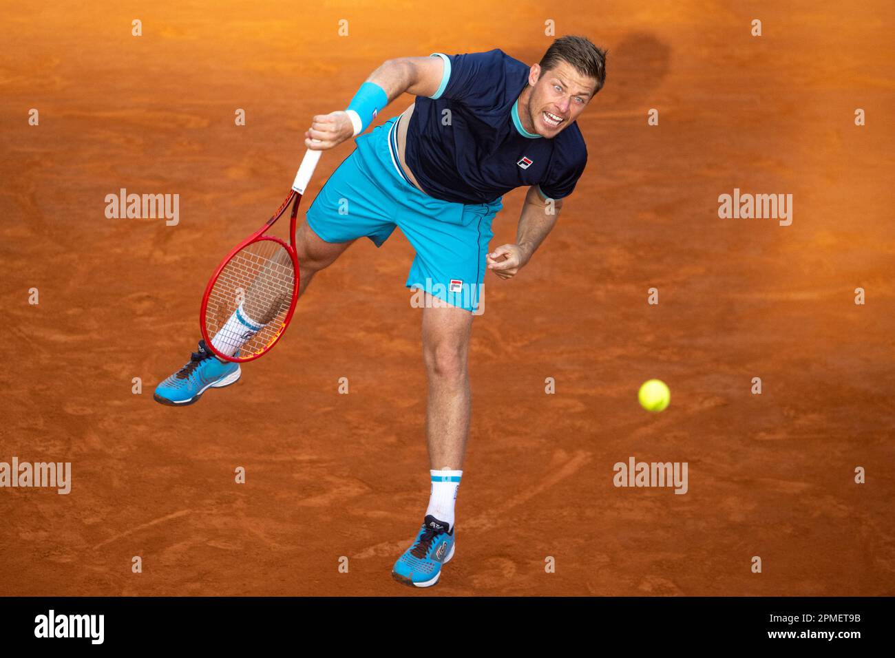 MONTE-CARLO, MONACO - APRIL 12: Neal Skupski of Great Britain during ...