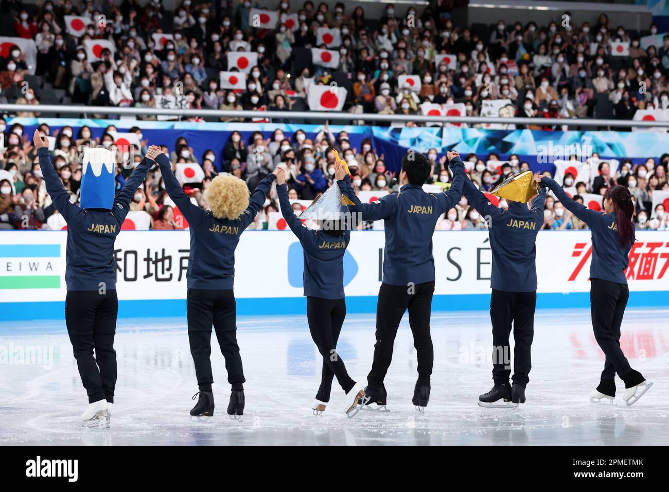 Tokyo, Japan. 13th Apr, 2023. Japan team group (JPN) Figure Skating ...