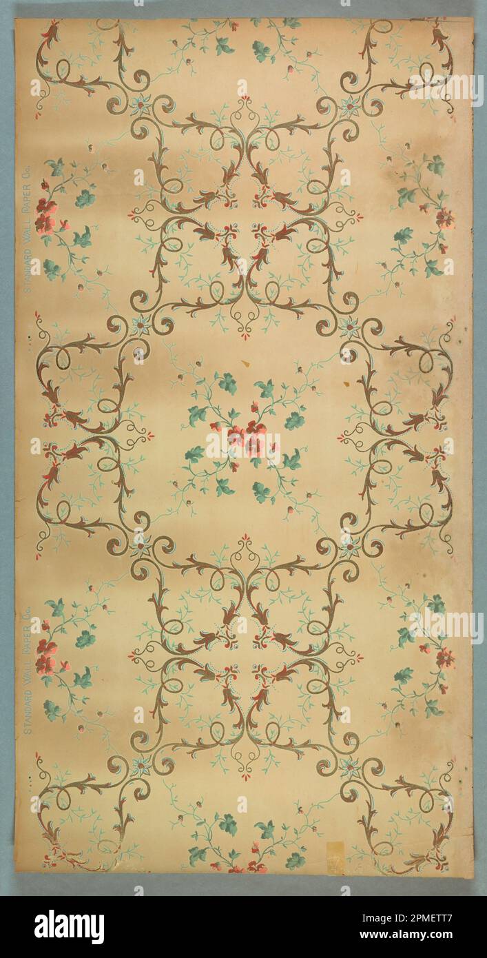 Ceiling Paper (USA); Manufactured by Standard Wall-Paper Company ...