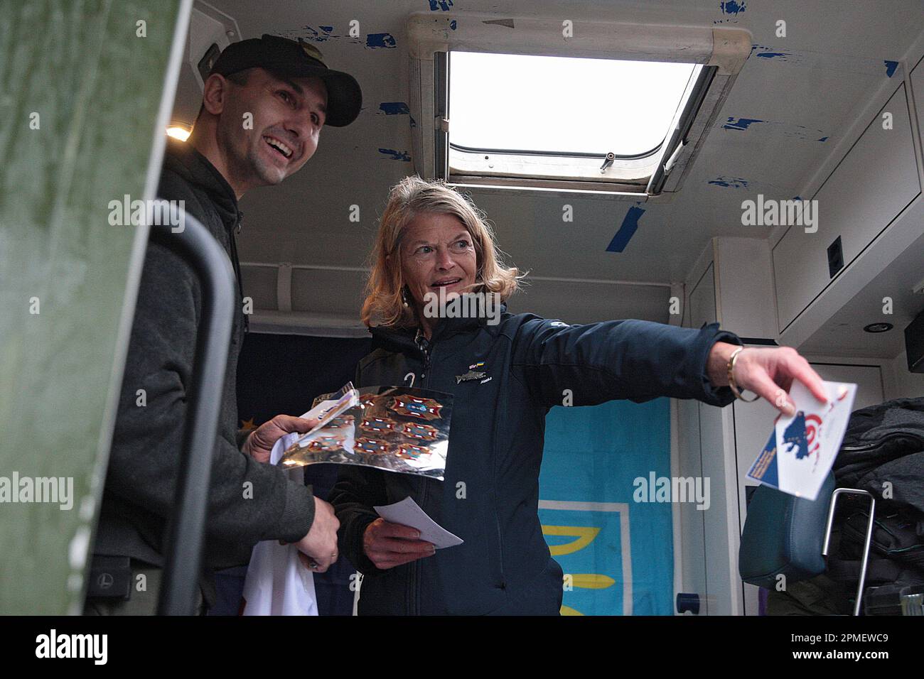 KYIV, UKRAINE - APRIL 12, 2023 - US Senator Lisa Murkowski is pictured ...
