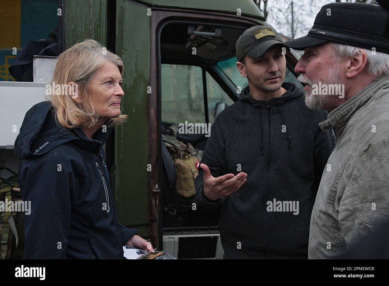 KYIV, UKRAINE - APRIL 12, 2023 - US Senator Lisa Murkowski is pictured ...