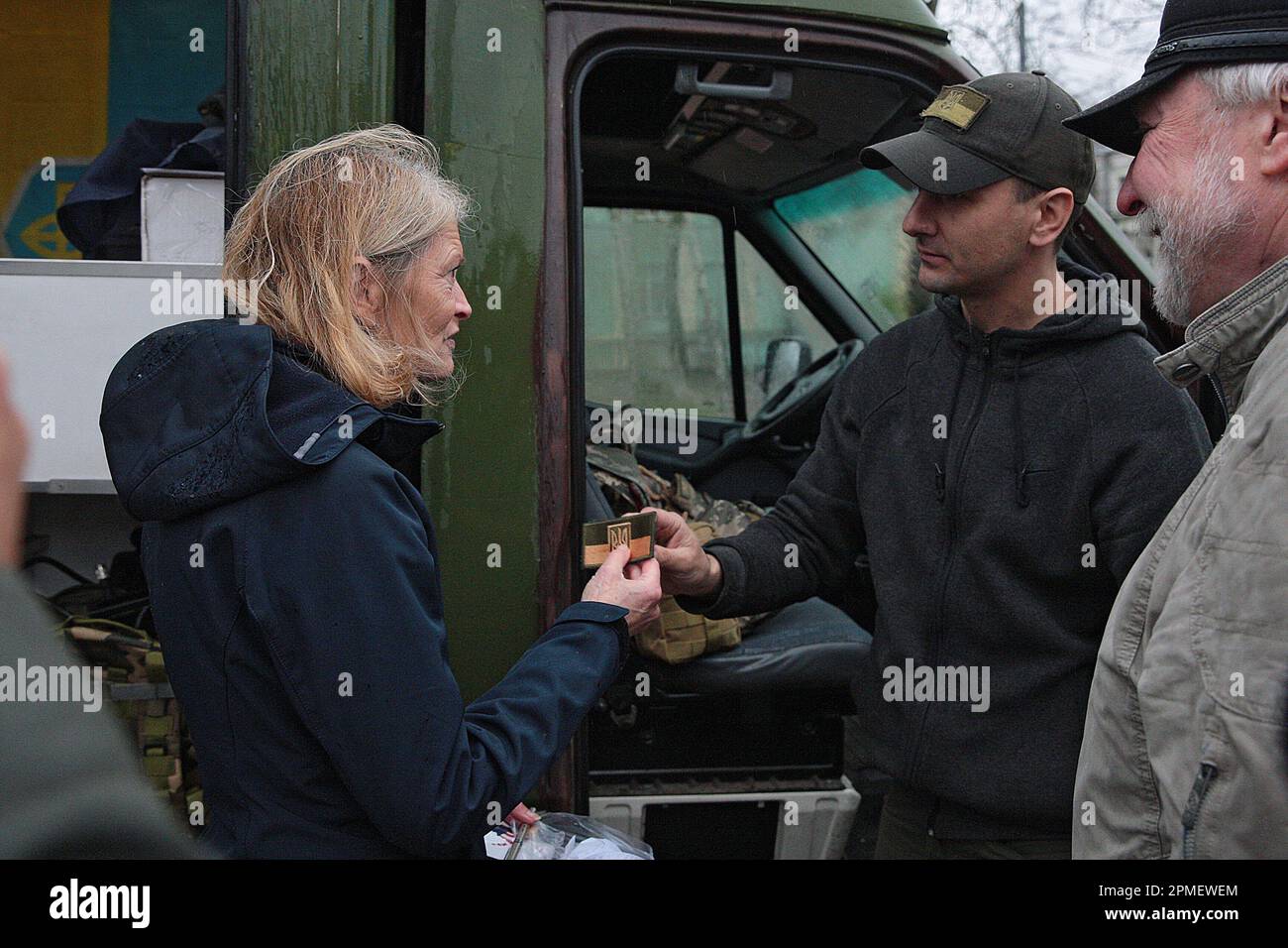 KYIV, UKRAINE - APRIL 12, 2023 - US Senator Lisa Murkowski is pictured ...