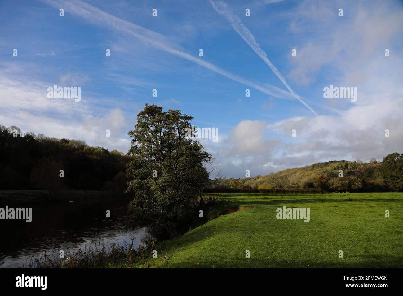 The River Wye Stock Photo - Alamy