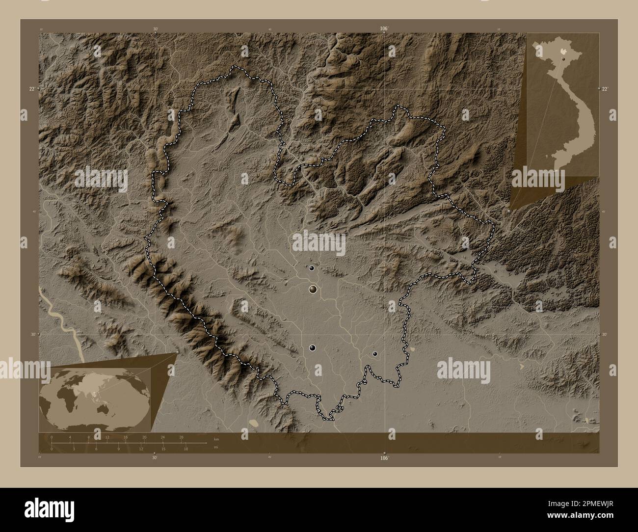 Vietnam Elevation Map | Vietnam Topographic Map – WIQP