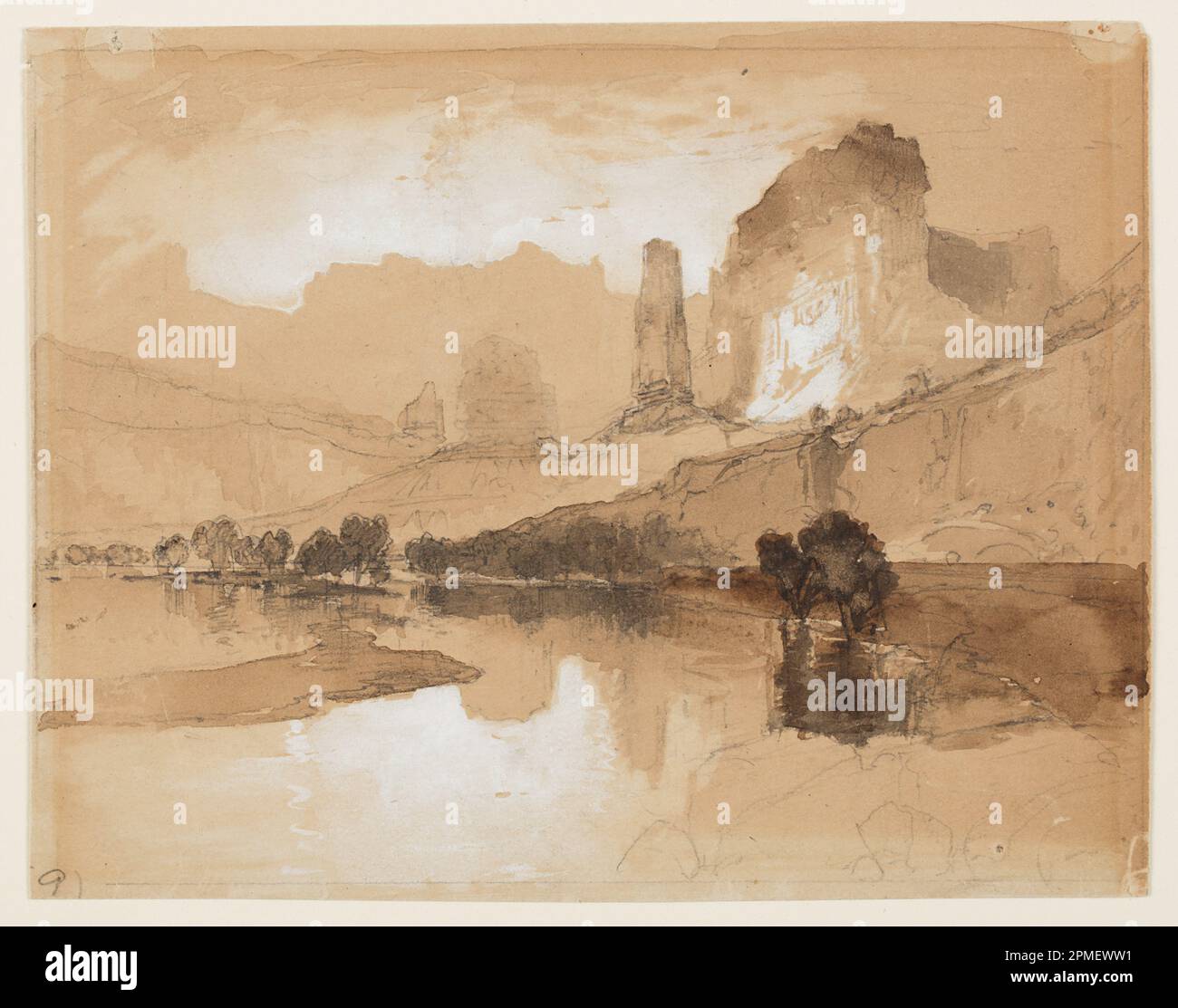 Yellowstone below the falls this is a drawing it was hi-res stock ...