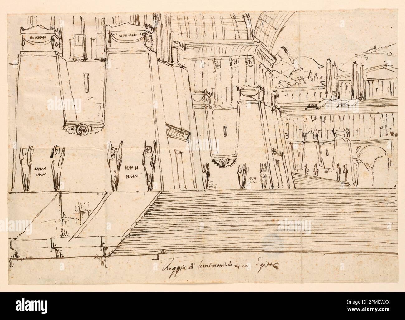 Pen ink drawing on stage hi-res stock photography and images - Alamy