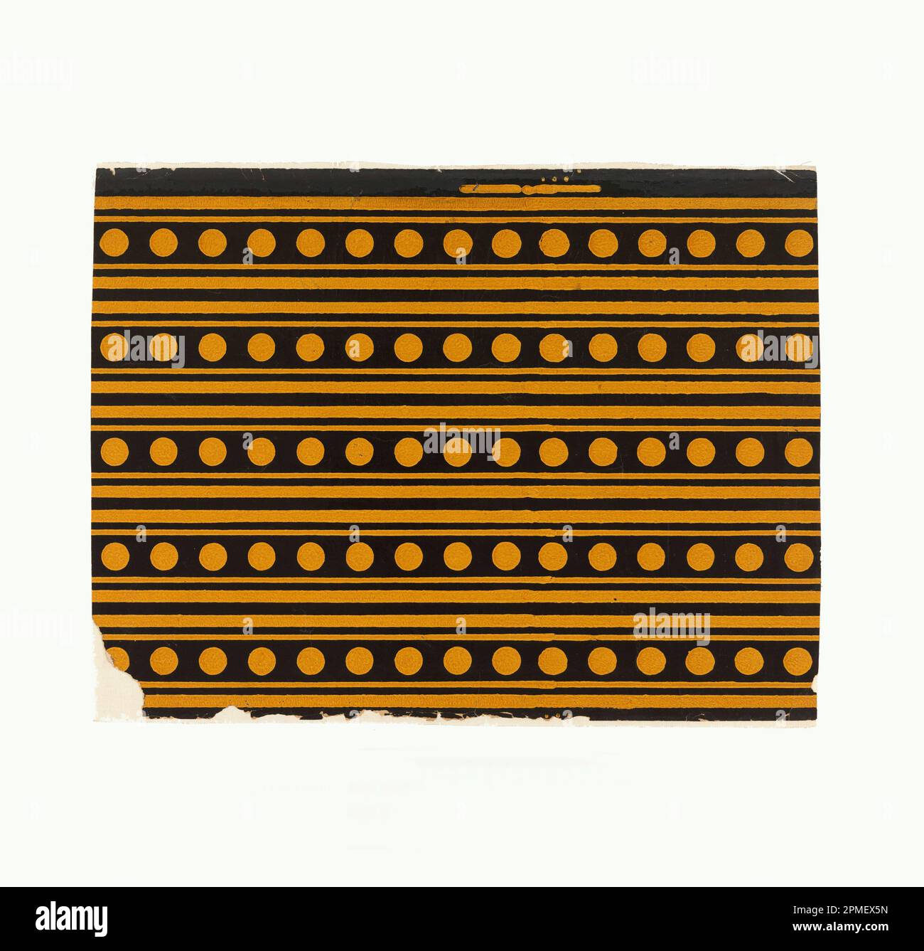 Border (USA); machine-printed and varnished; 33 x 25 cm (13 x 9 13/16 ...