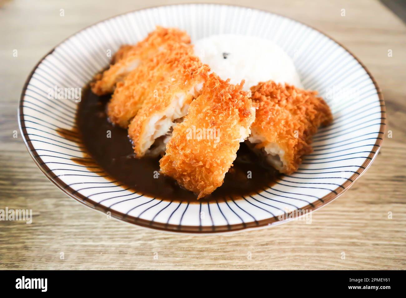 Japanese curry , Japanese curry with fish or curry rice or fish and ...