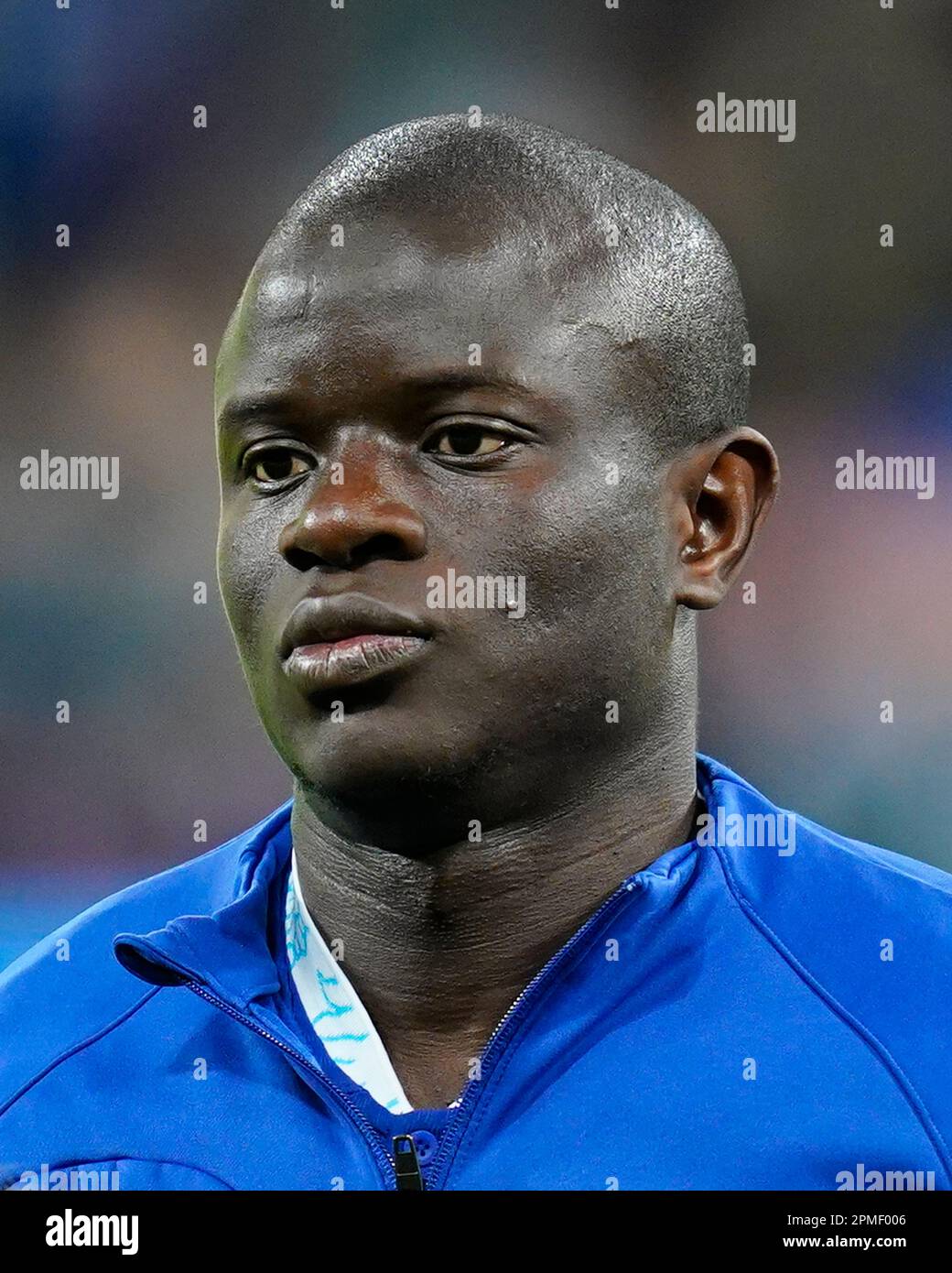 Madrid, Spain. 12/04/2023, Ngolo Kante of Chelsea FC during the UEFA ...