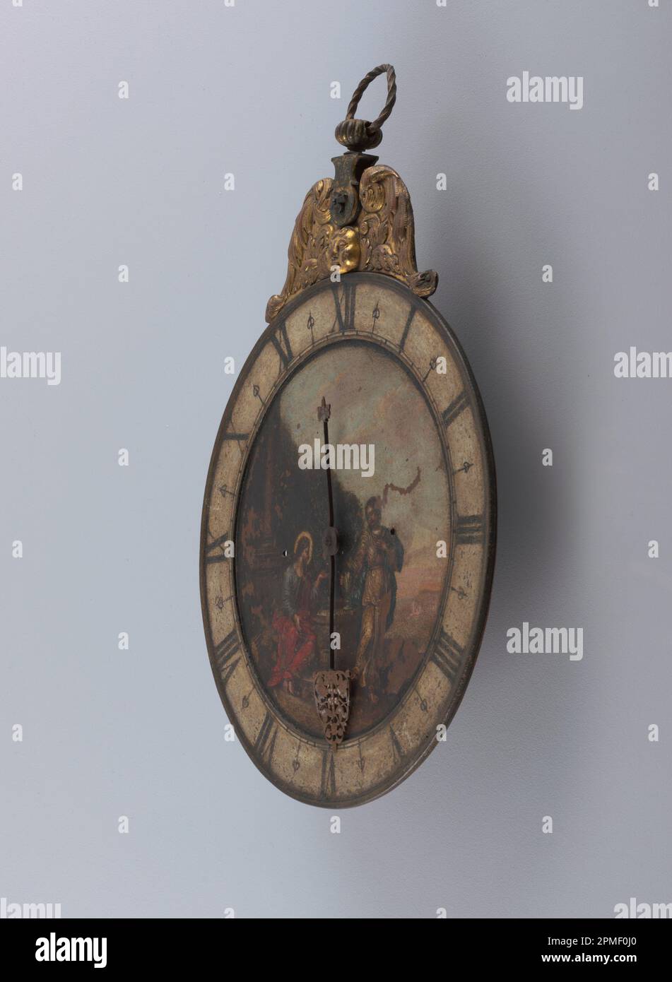 Clock (Austria); Made by Jeremias Sautter (1683 – 1708); gilt copper ...