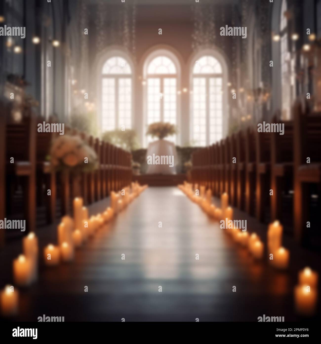 Church interior blur abstract background hi-res stock photography and ...