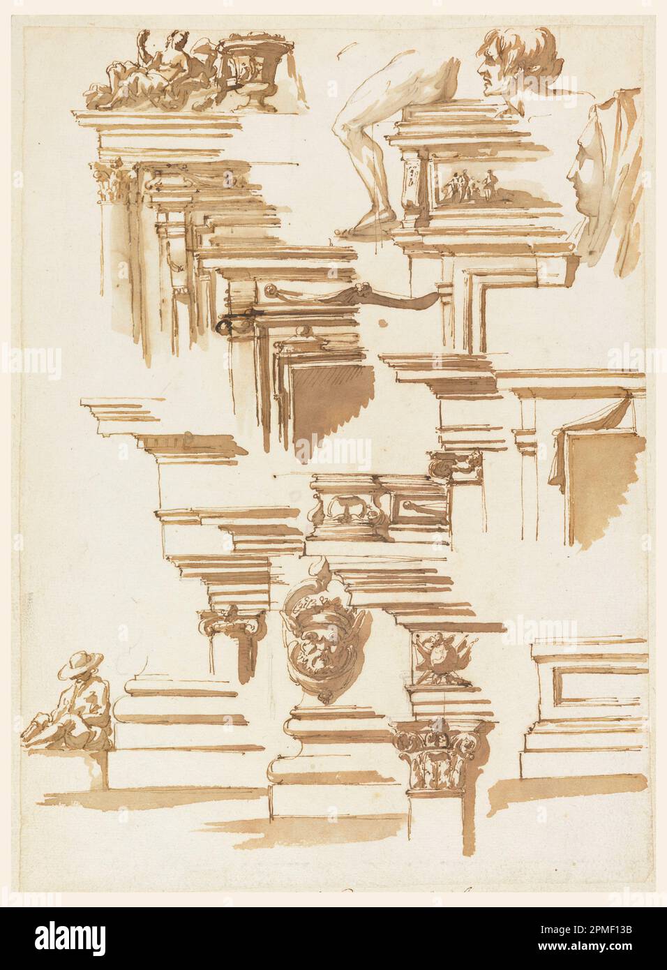 Drawing architectural details human hi-res stock photography and images ...