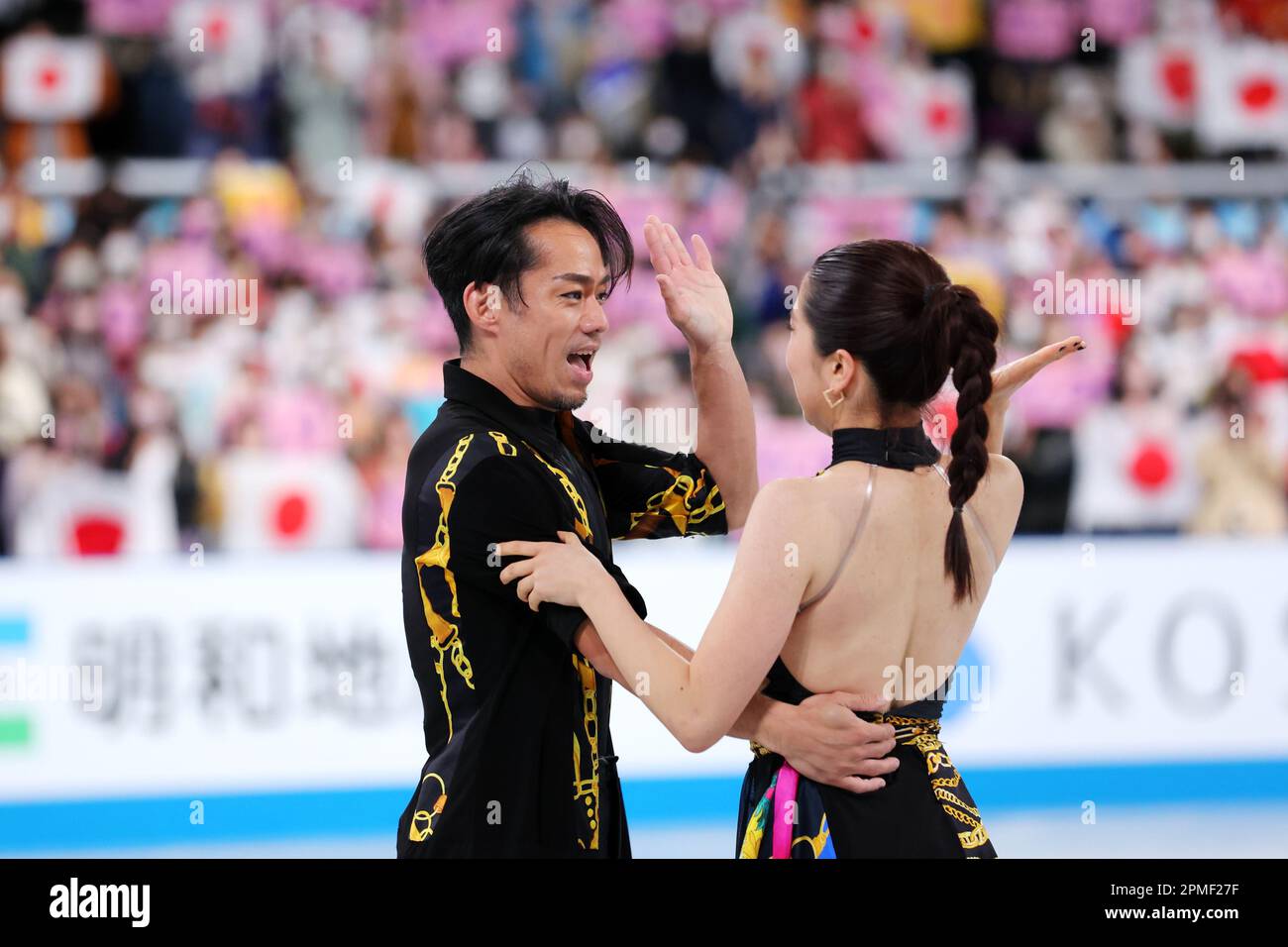 Tokyo, Japan. 13th Apr, 2023. Kana Muramoto & Daisuke Takahashi (JPN ...