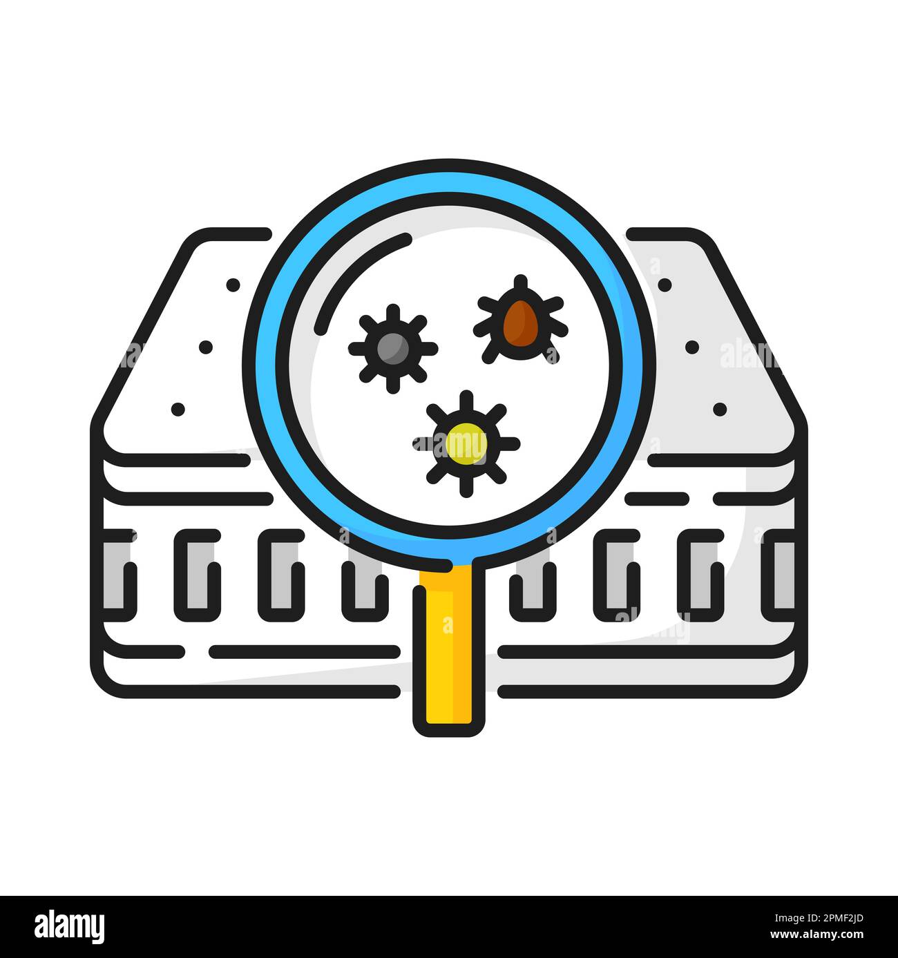 Bug under magnifying glass hi-res stock photography and images - Alamy