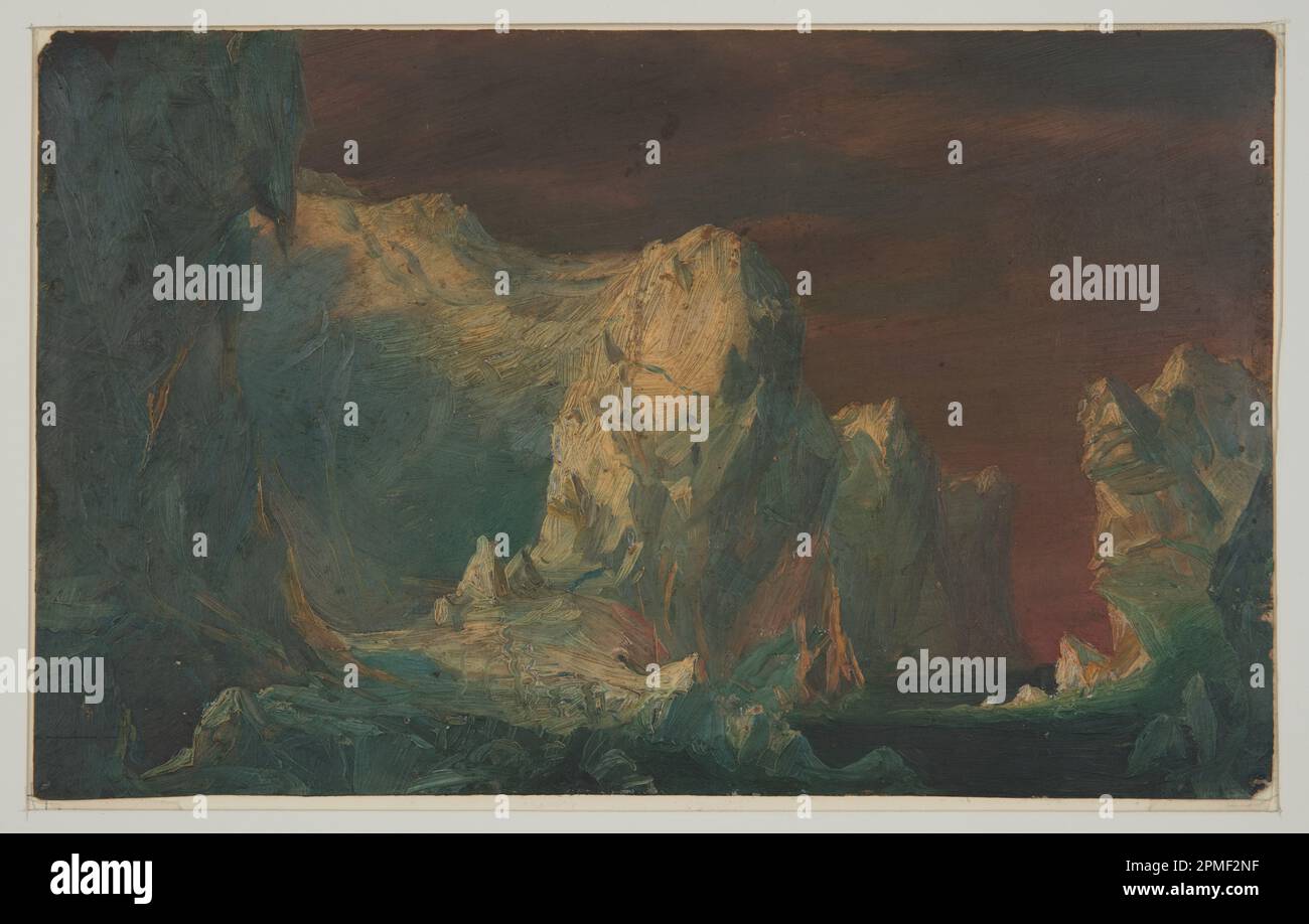 Drawing, Iceberg Fantasy; Frederic Edwin Church (American, 1826–1900 ...