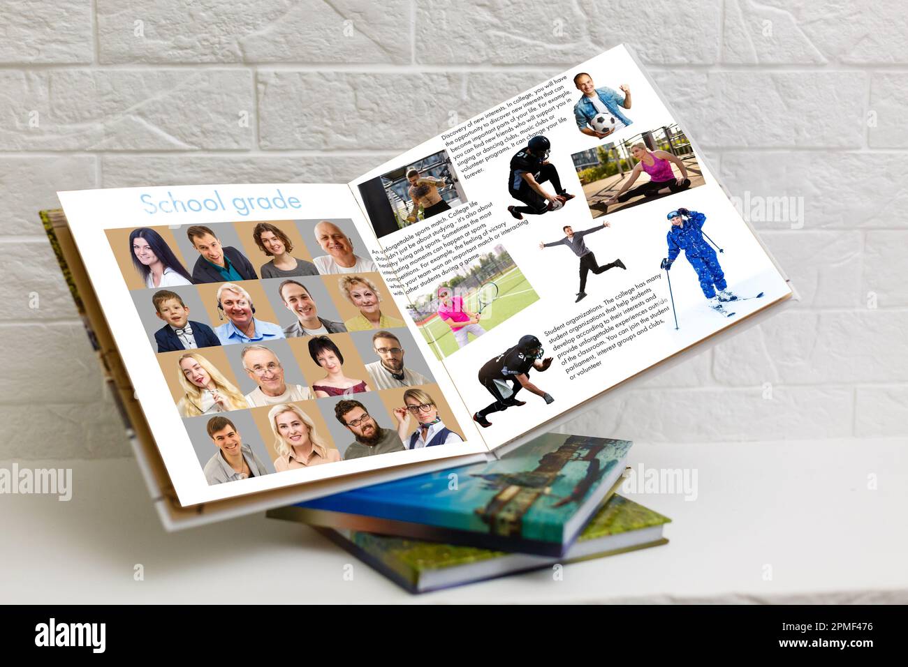 school graduation photo album, student Stock Photo - Alamy