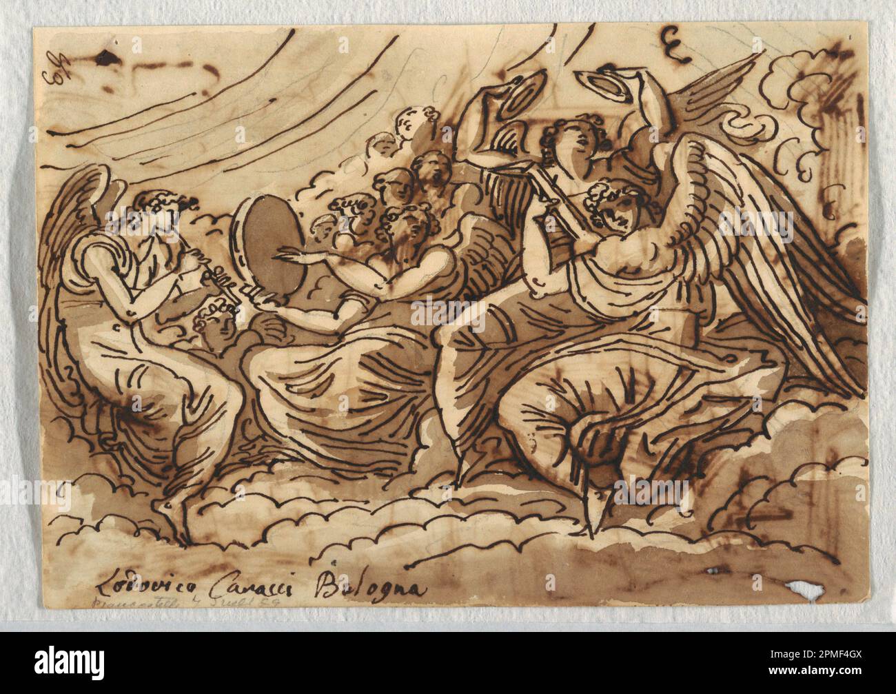 Drawing, Concert of Angels; Designed by Felice Giani (Italian, 1758 ...