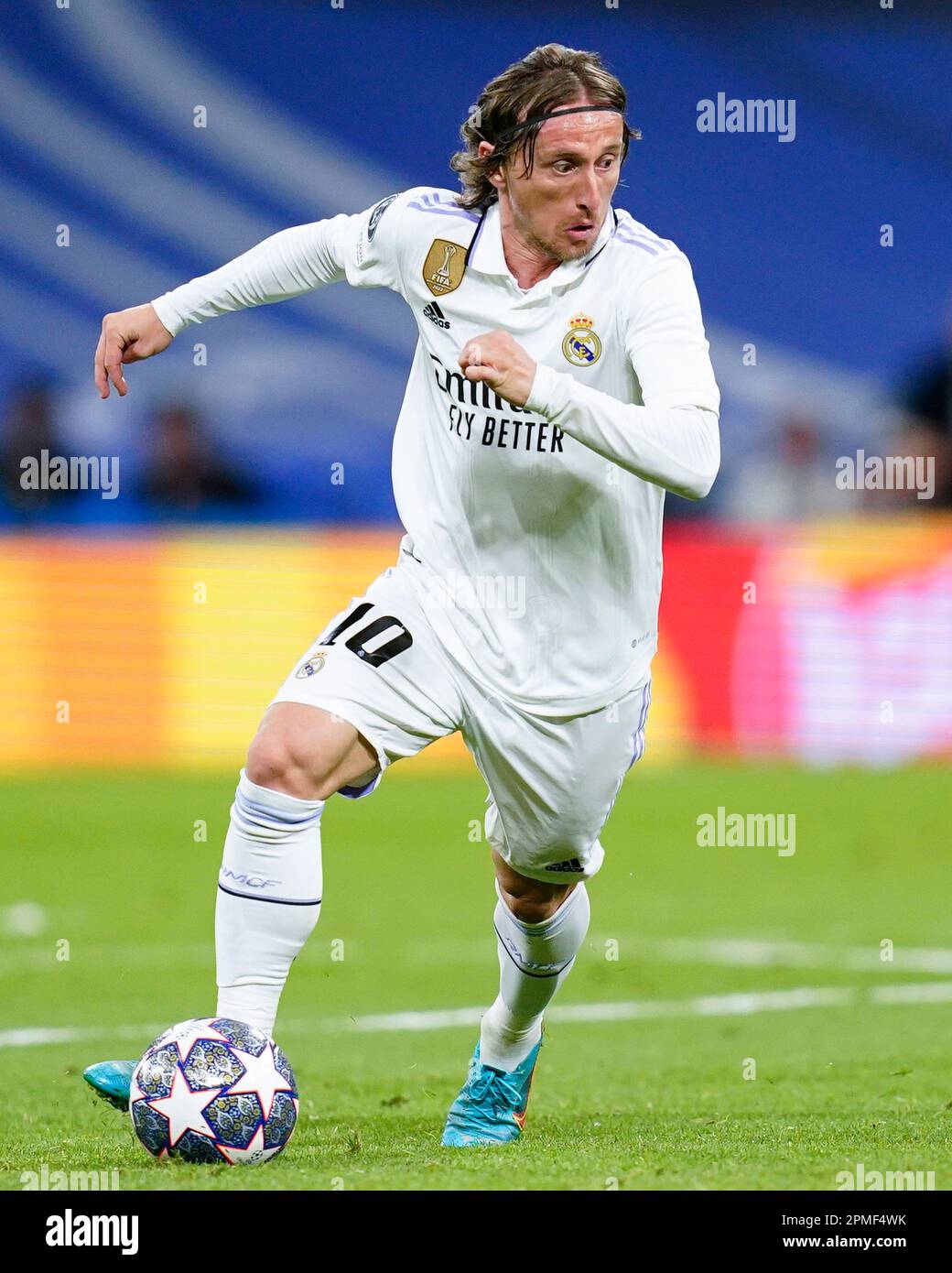 Madrid, Spain. 12th Apr, 2023. Luka Modric of Real Madrid during the ...