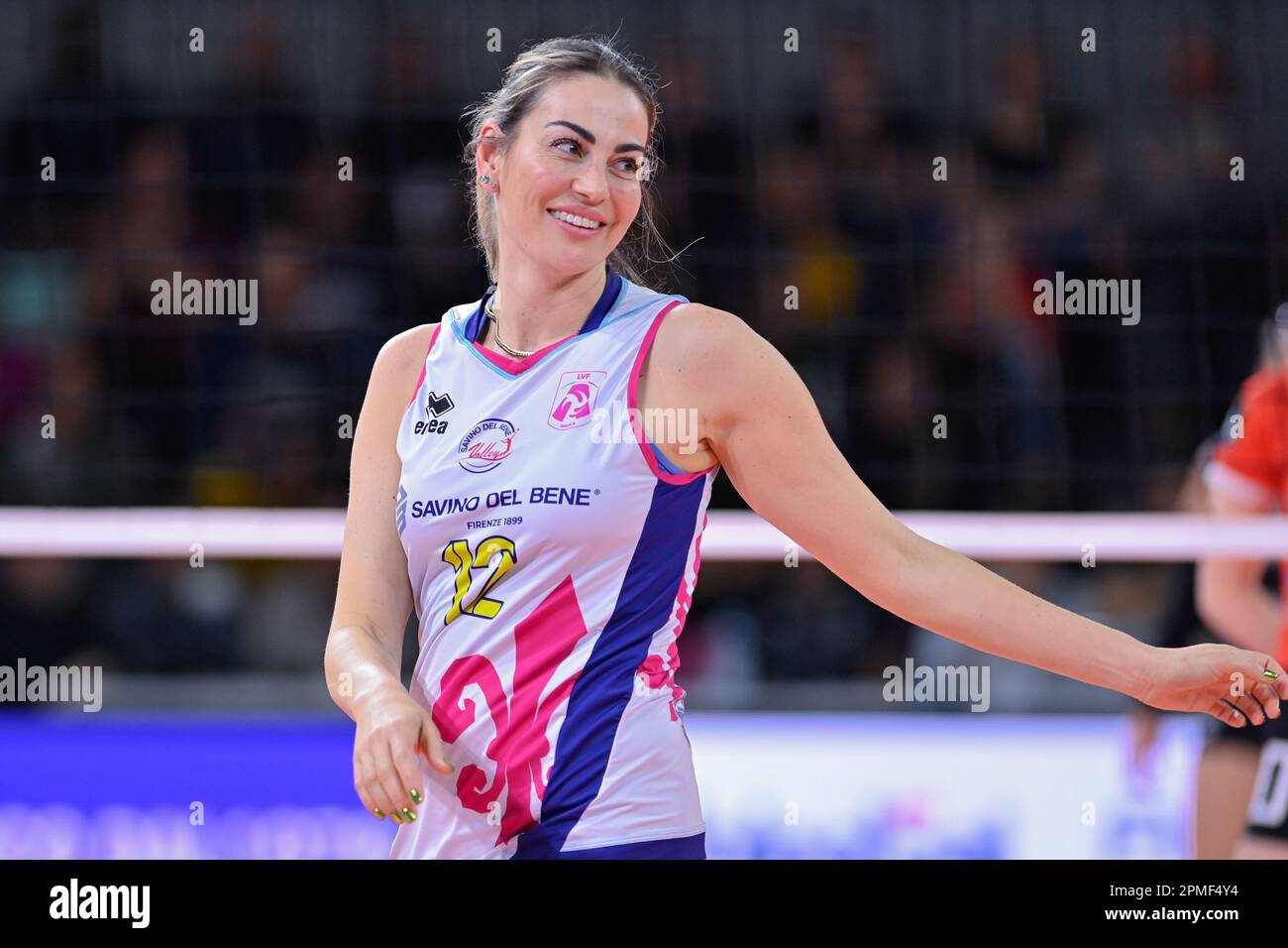 April 12, 2023, Florence, Italy: Florence, Italy, PalaWanny, April 12 ...