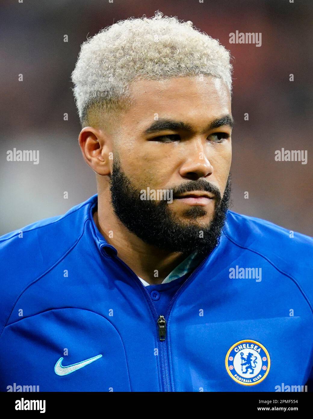 Madrid, Spain. 12th Apr, 2023. Reece James of Chelsea FC during the ...