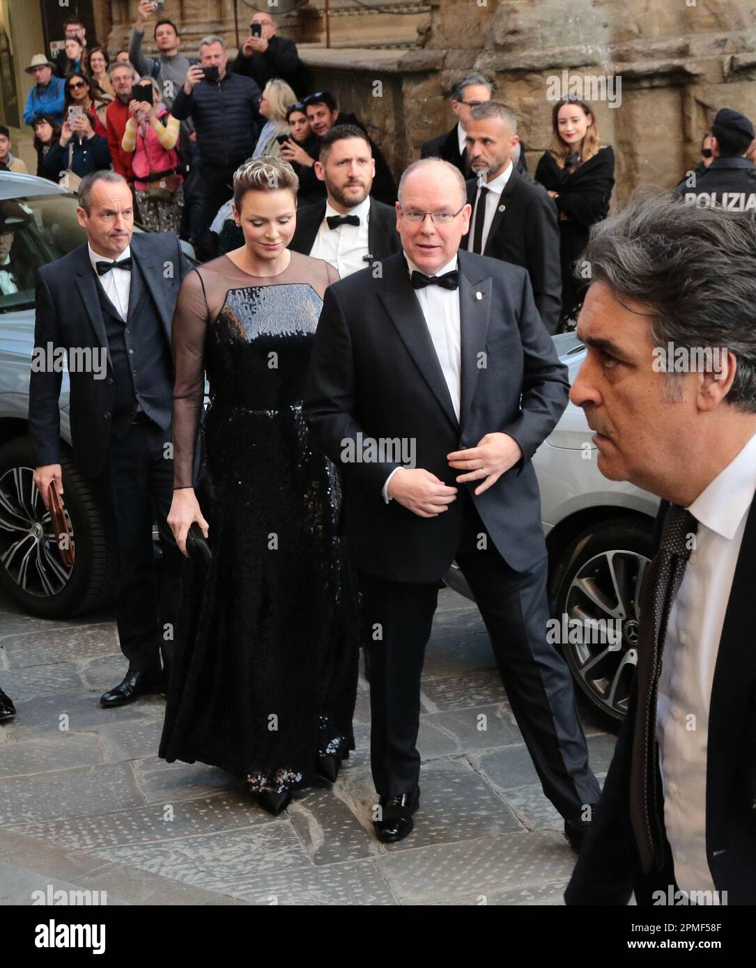 Florence, Italy. 13th Apr, 2023. FLORENCE - Prince Albert of Monaco and ...