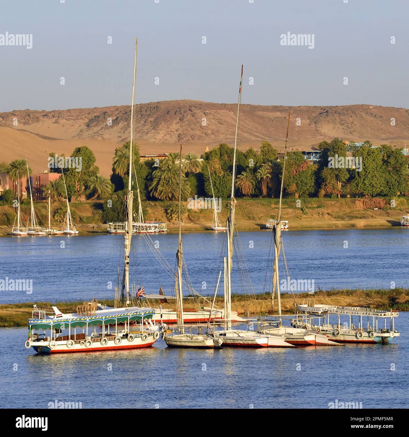 Egypt, Upper Egypt, Nile Valley, Aswan, the left bank Stock Photo - Alamy
