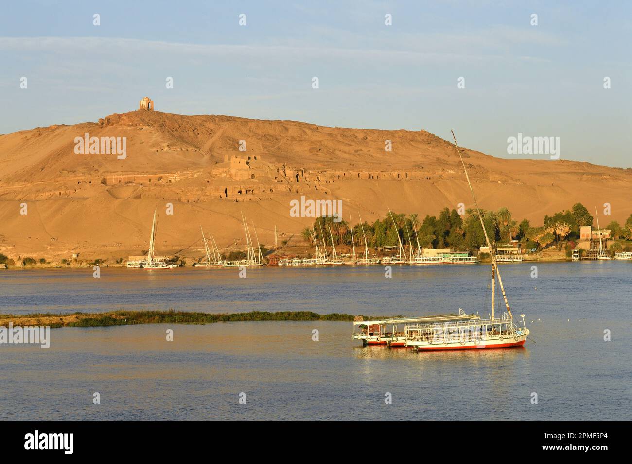 Egypt, Upper Egypt, Nile Valley, Aswan, the left bank, Nobles tombs Stock Photo - Alamy