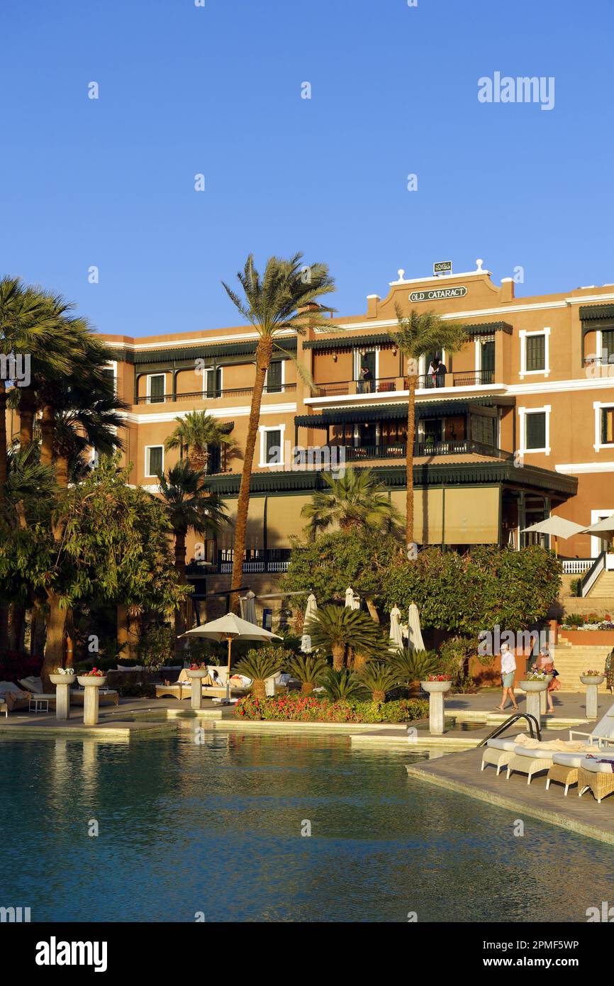 Egypt, Upper Egypt, Nile valley, Aswan, the Sofitel Legend Old Cataract ...