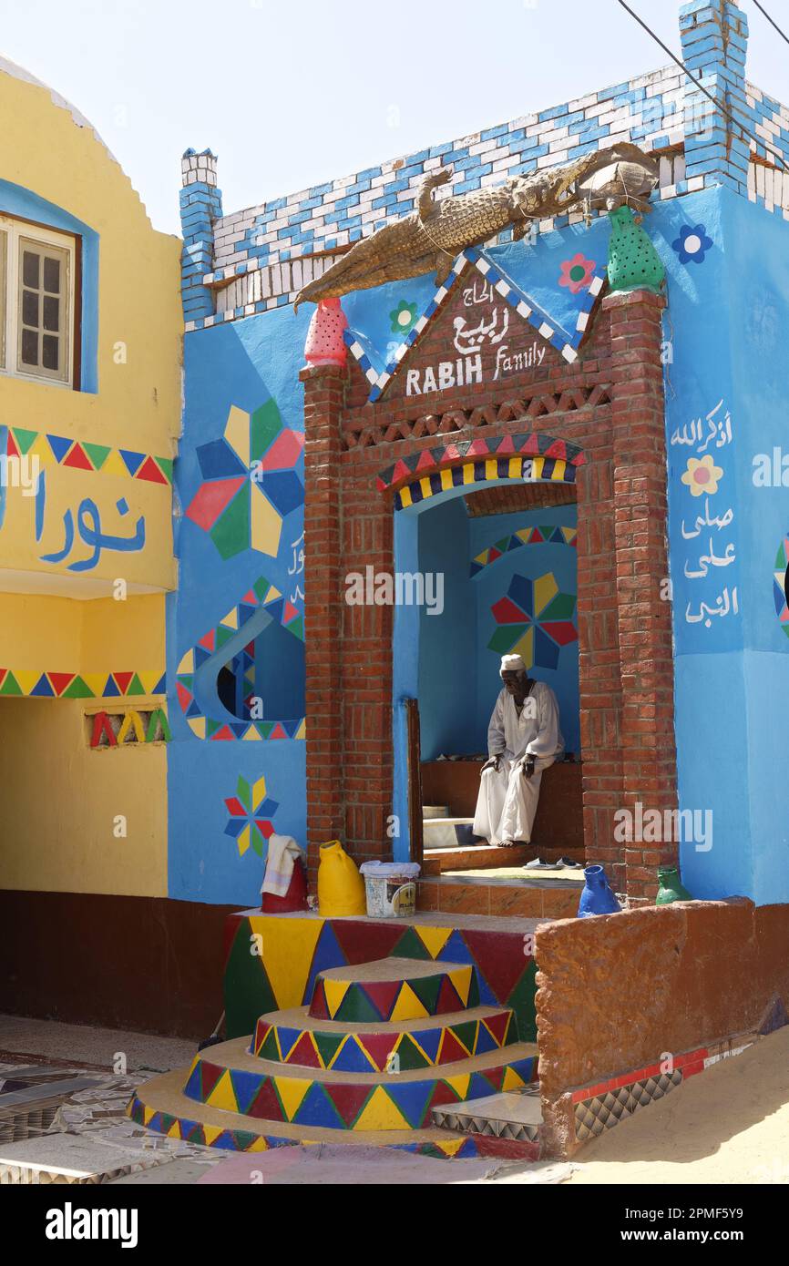 Egypt, Upper Egypt, Nile Valley, Nubia, Aswan, Gharb Sehel, Nubian ...