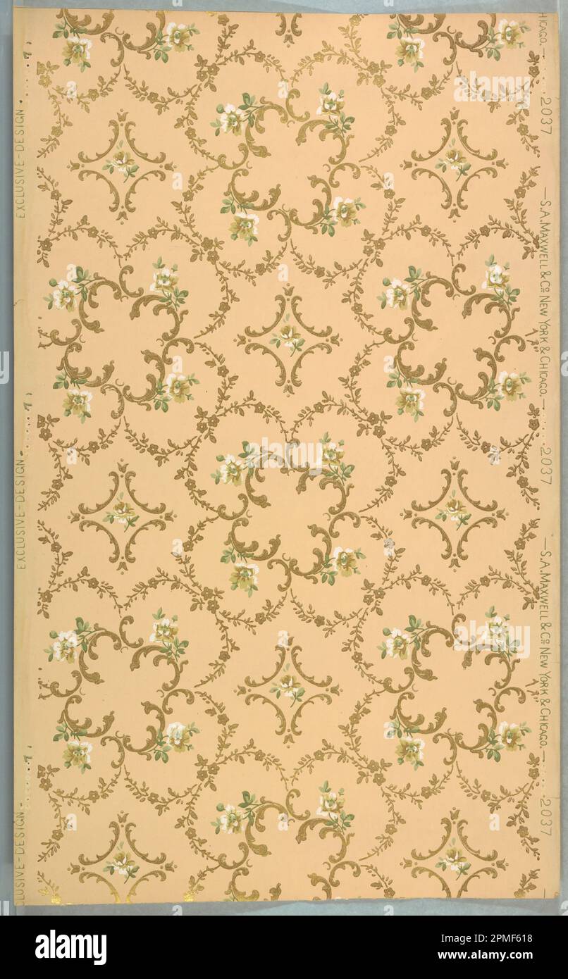 Ceiling Paper (USA); Manufactured by Maxwell & Co., S.A. (United States ...