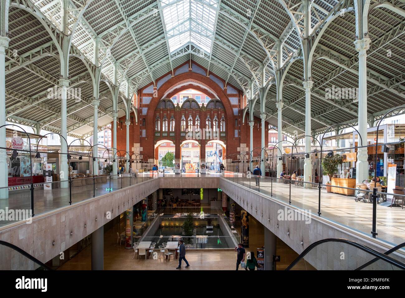 Spain, Valencia, Mercado de Colón (Colòn Market) designed by architect ...