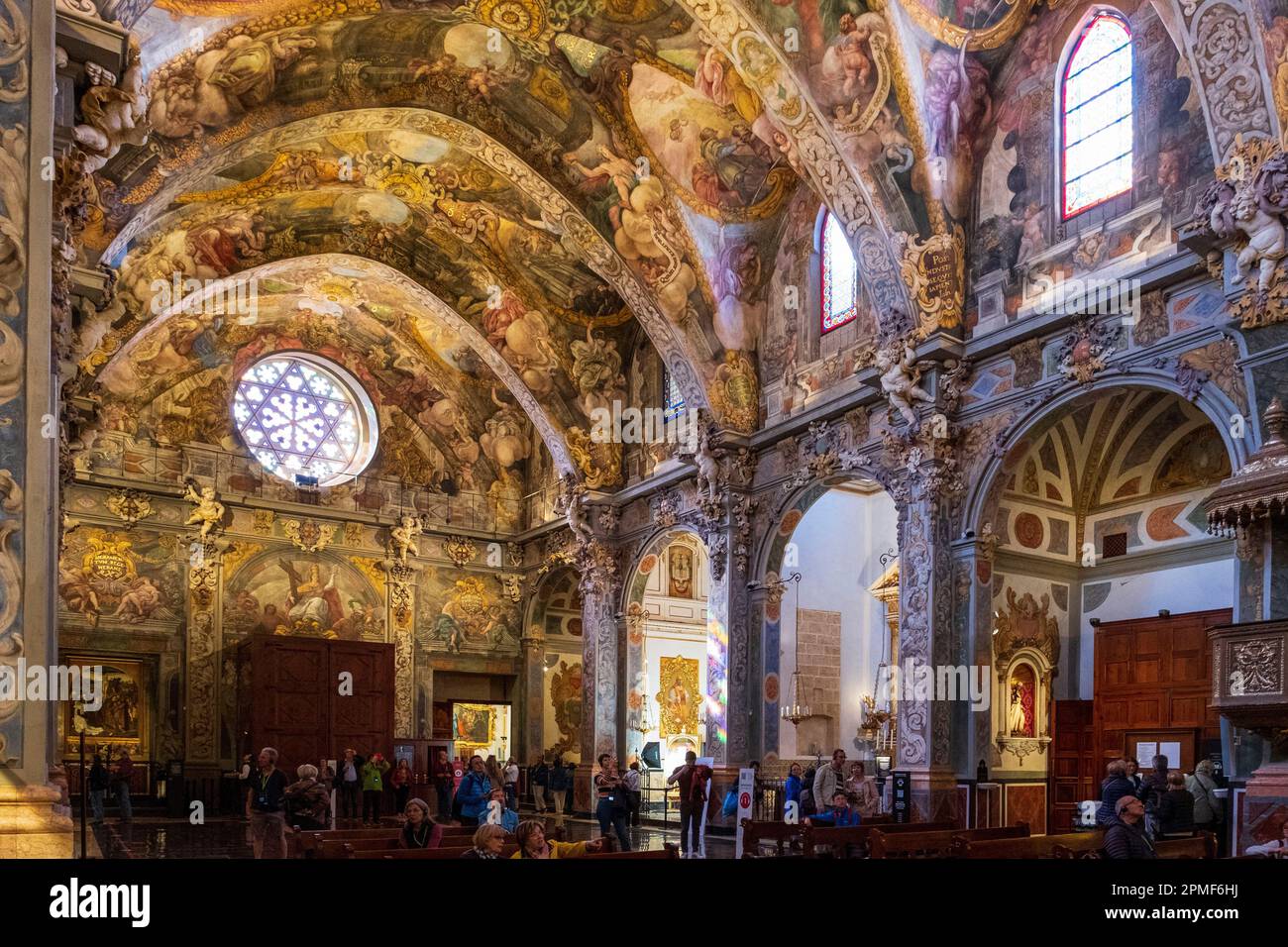 Spain, Valencia, Church of San Nicolás de Bari y San Pedro Mártir ...