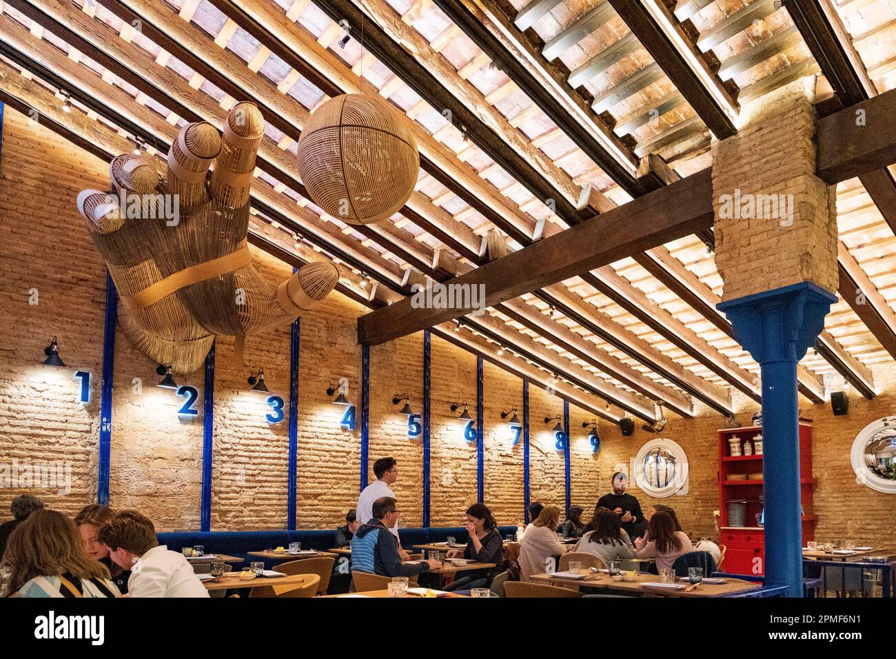 Trinquet Pelayo built in 1868, gourmet restaurant located in a trinquet ...