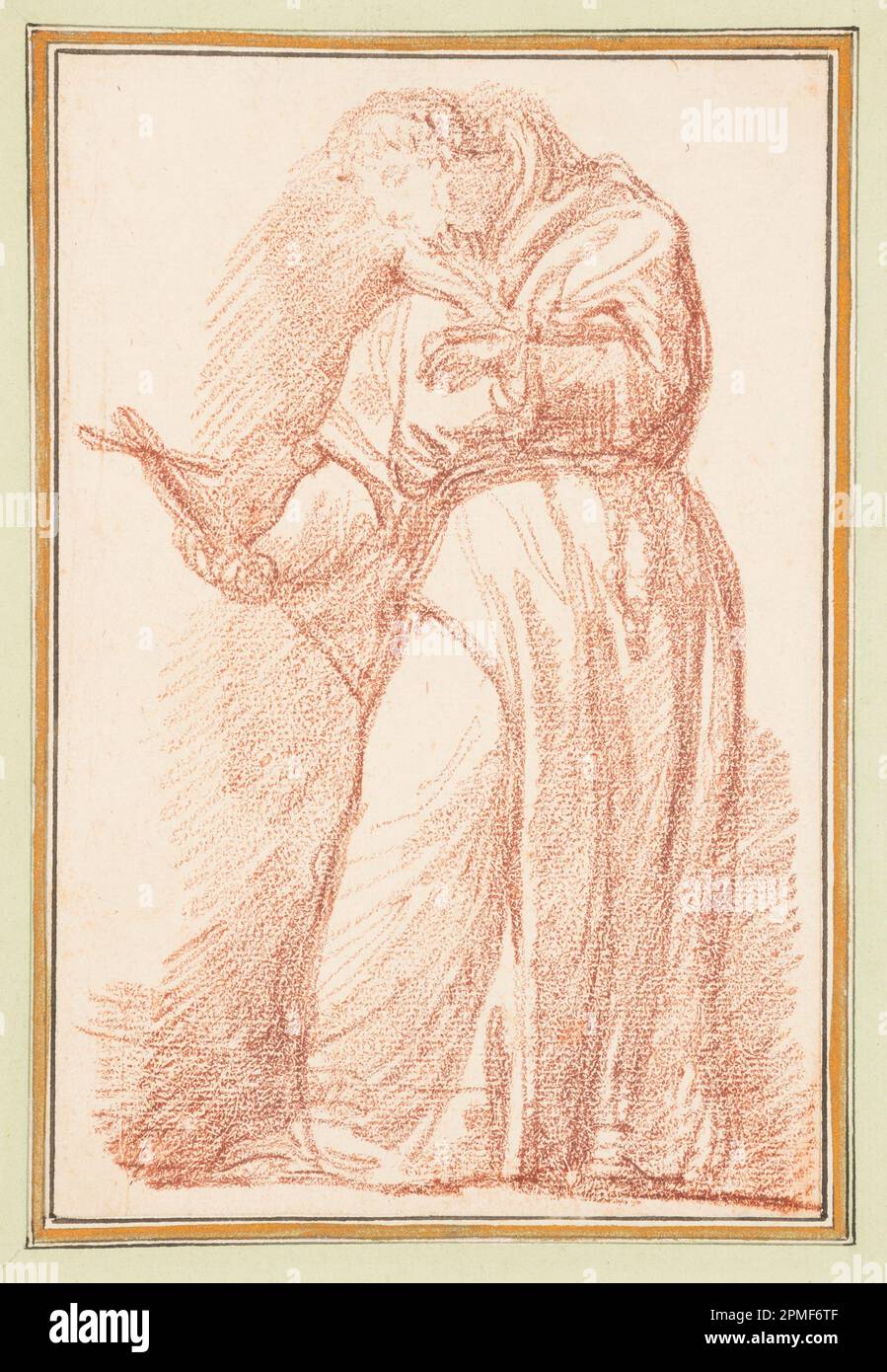 St francis from facade of s silvestro in capite th hi-res stock ...