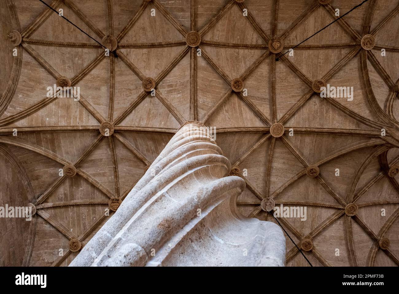 Spain, Valence, the Lonja de la Seda (Silk Hall), former 15th century ...