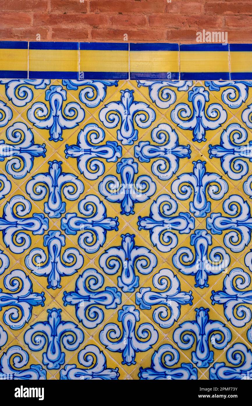 Spain, Valencia, central market in Art Nouveau (modernist) style ...