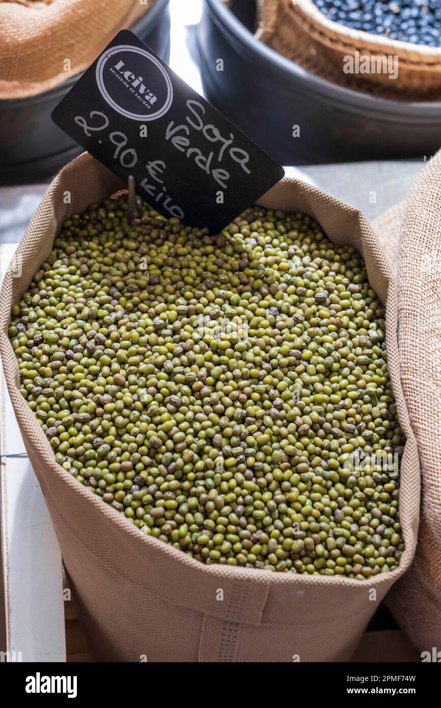 Spain, Valencia, central market in Art Nouveau (modernist) style ...