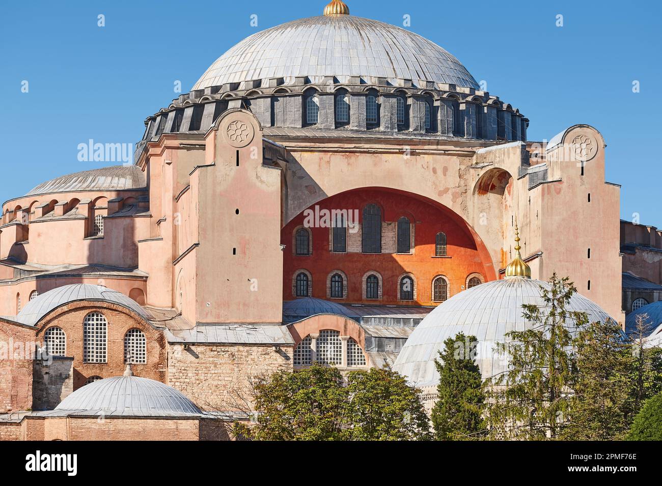 Sofia mosque. Istanbul architecture landmark. Ancient byzantine temple ...