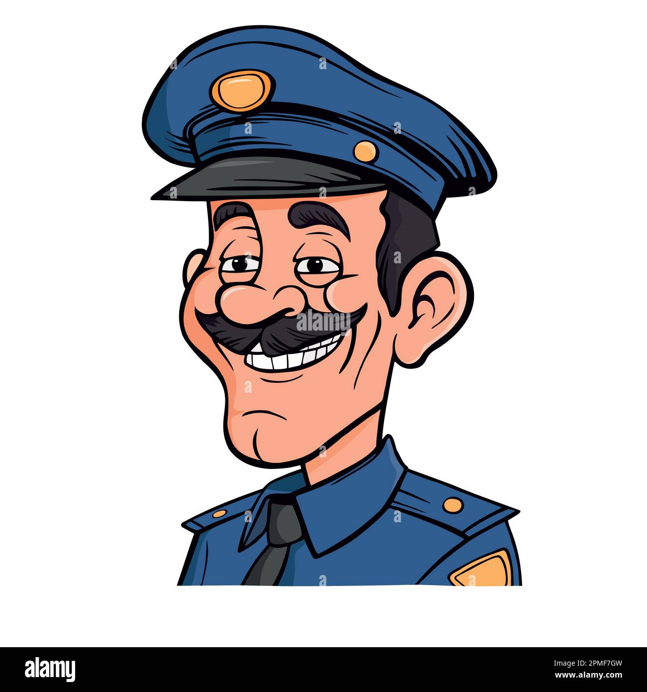 Cartoon security guy hi-res stock photography and images - Alamy