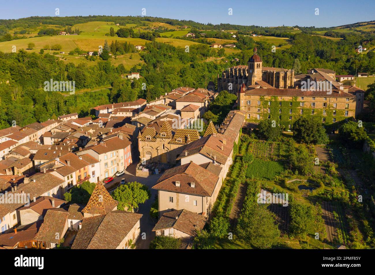 rance, Isere, Saint Antoine l'Abbaye, labelled Les Plus Beaux Villages ...