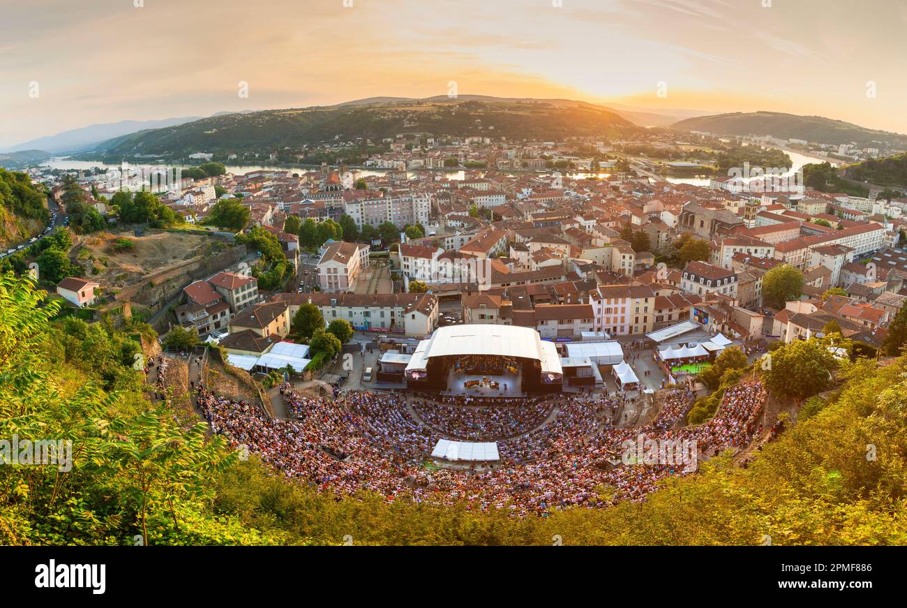 France, Isere, Vienna, Antique Theater, listed as a Historic Monument ...