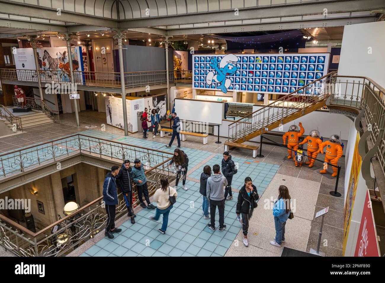 Belgium, Brussels, Belgian Comic Strip Center (Comic Strip Museum ...