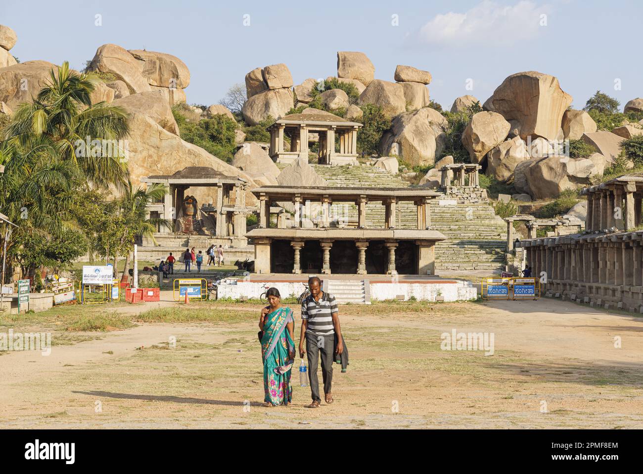 India, Karnataka, Hampi, listed as World Heritage by UNESCO, Hampi ...