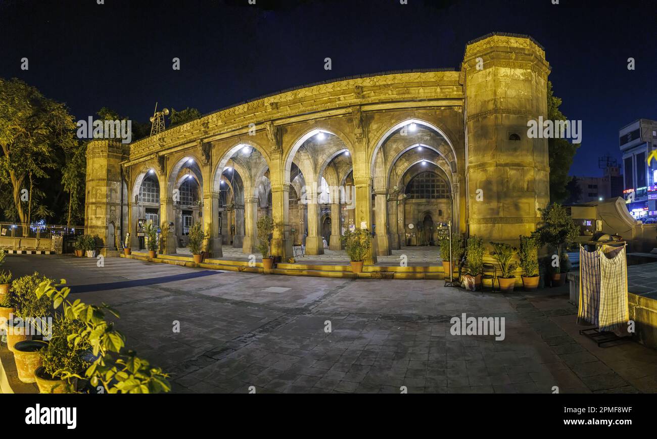 India, Gujarat, Ahmedabad, Sidi Saiyyed Mosque Stock Photo - Alamy