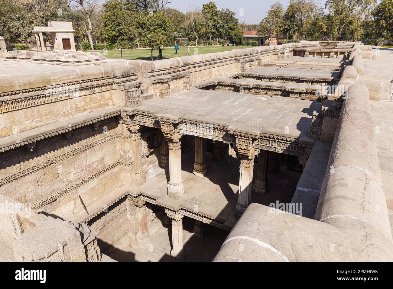 India, Gujarat, Adalaj, Rudabai stepwell (1498 Stock Photo - Alamy