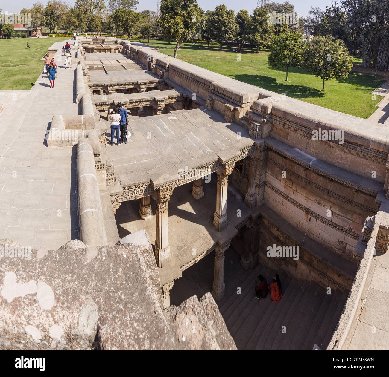 India, Gujarat, Adalaj, Rudabai stepwell (1498 Stock Photo - Alamy