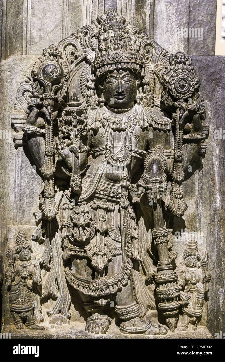 India, Karnataka, Somanathapura, Keshava or Chennakesava temple, Kesava ...