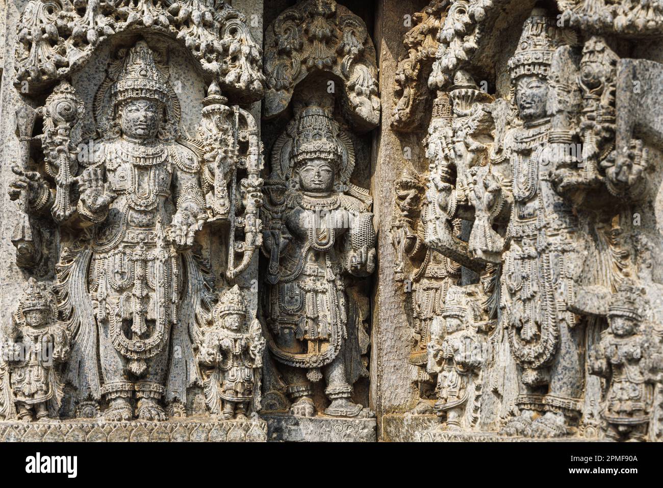 India, Karnataka, Somanathapura, Keshava or Chennakesava temple ...
