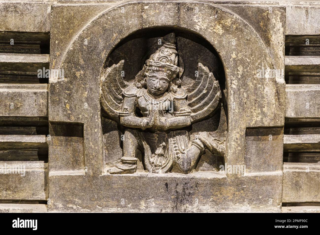 India, Karnataka, Somanathapura, Keshava or Chennakesava temple, Garuda ...